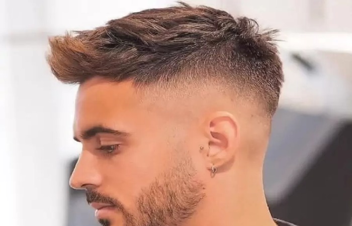 Mid Fade Haircut With Long Hair in 2025
