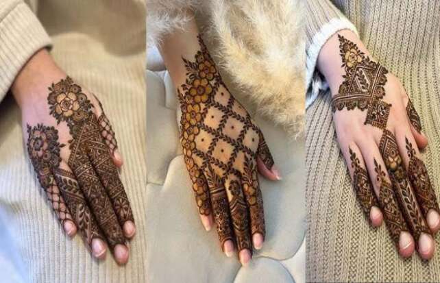 Stylish Back Side Mehndi Design: A Traditional Elegance
