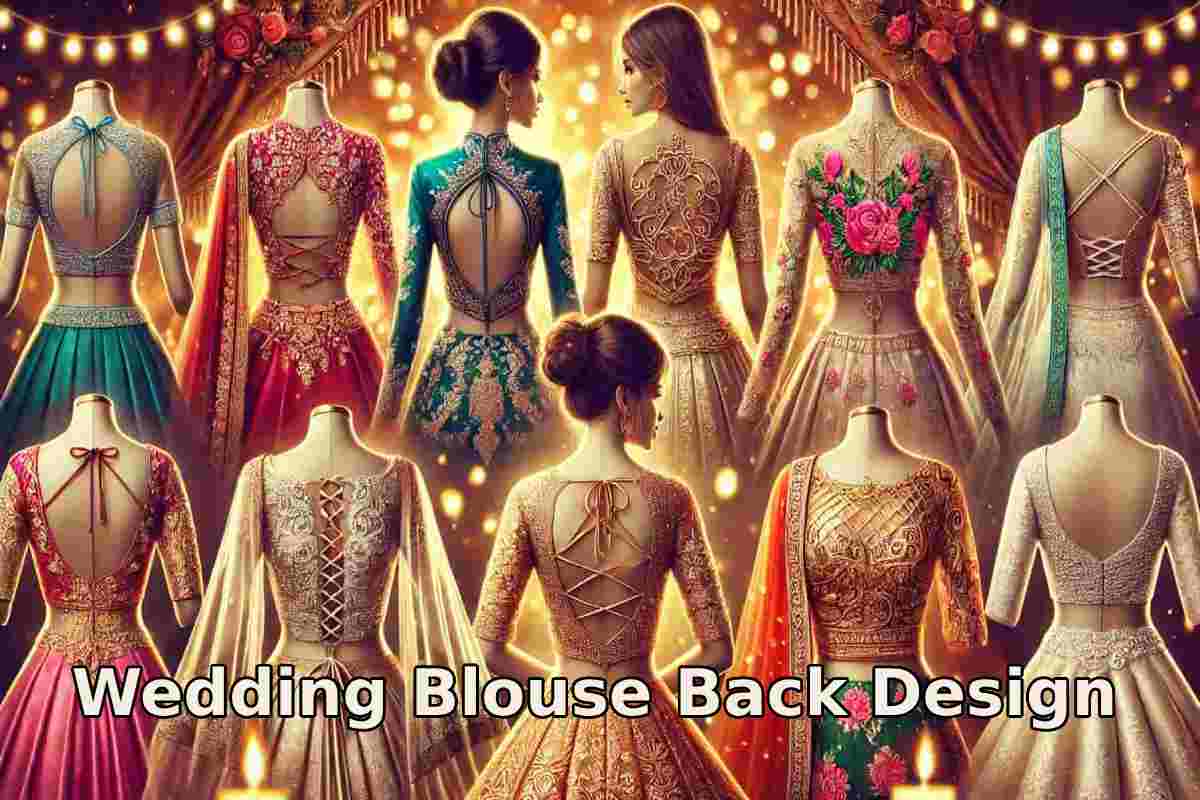Wedding Blouse Back Design - Style and Grace